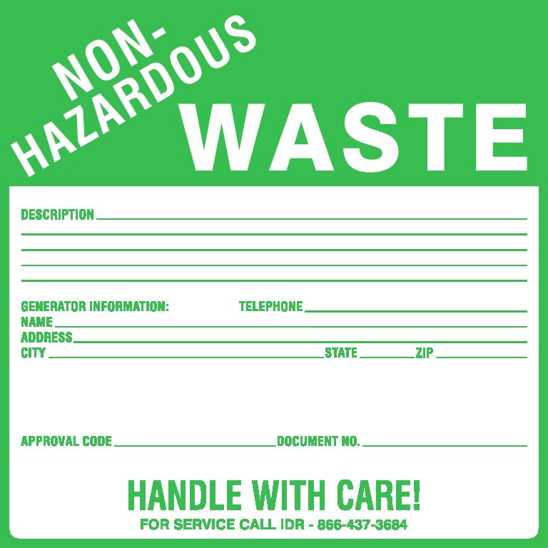 Hazardous Waste Labels